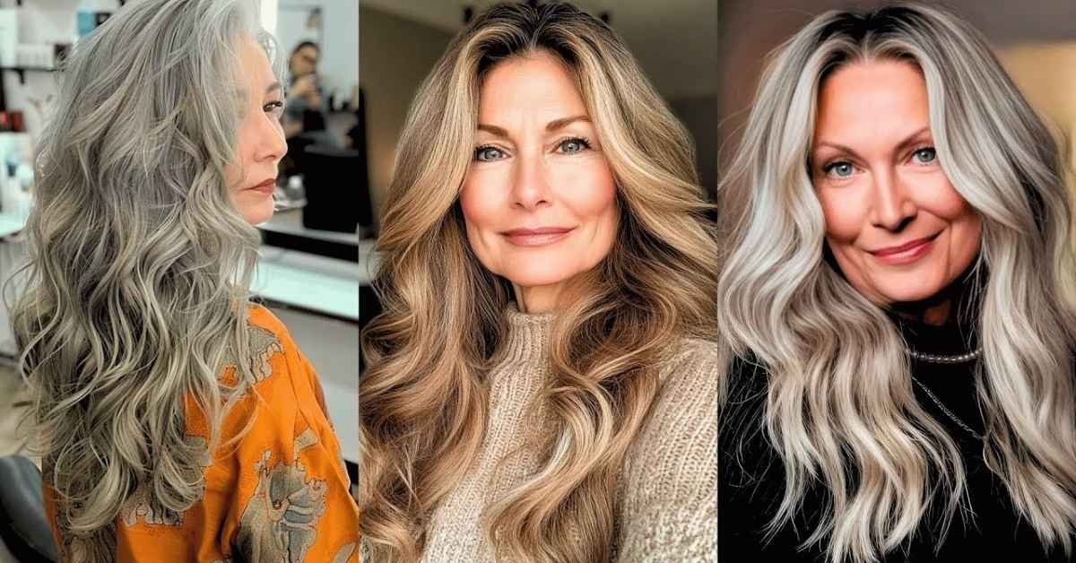 Long Hairstyle Ideas For Women Over 60 Modern, Elegant & Age-Defying Styles