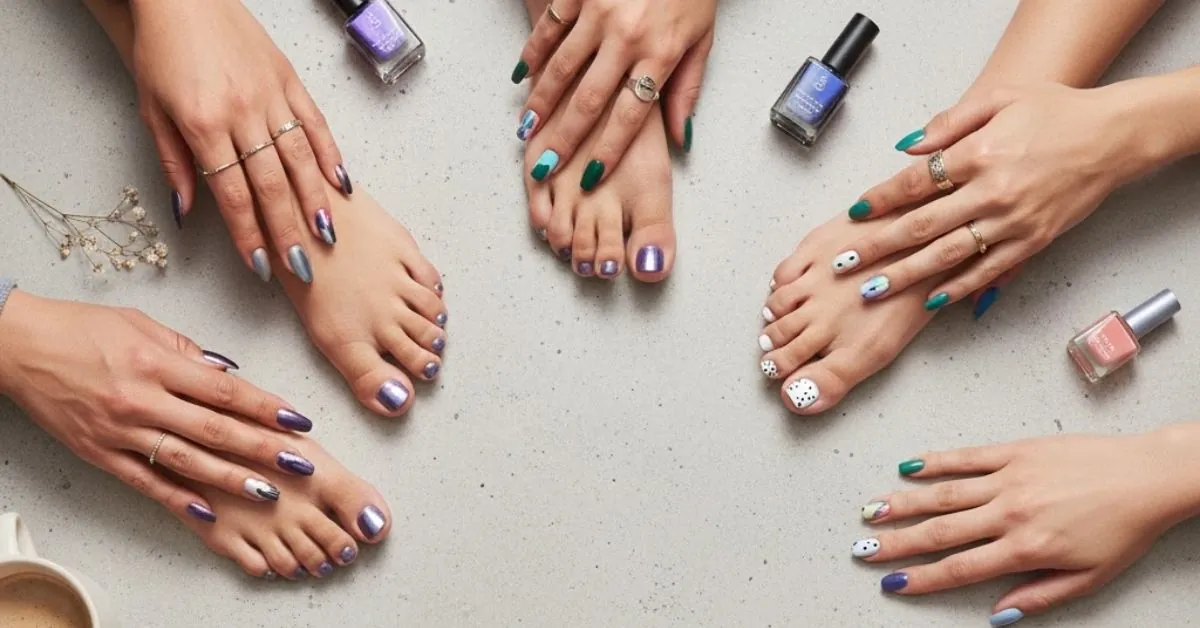 37 Manicure & Pedicure Combos You’ll Want To Copy This Season